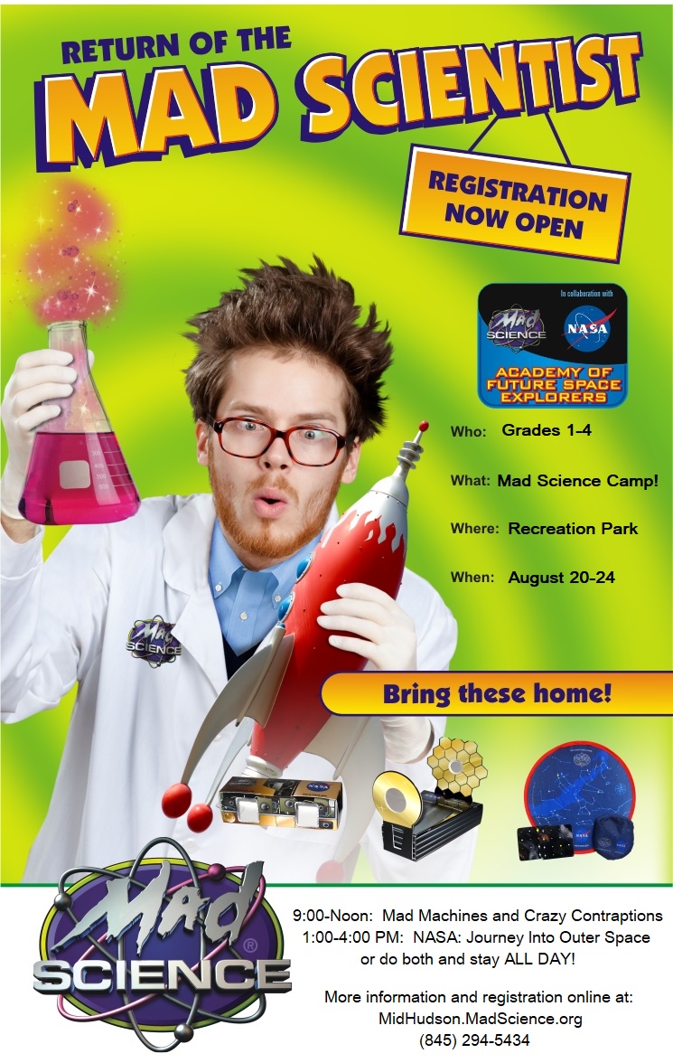 Beekman Recreation & Parks: Mad Science Camp